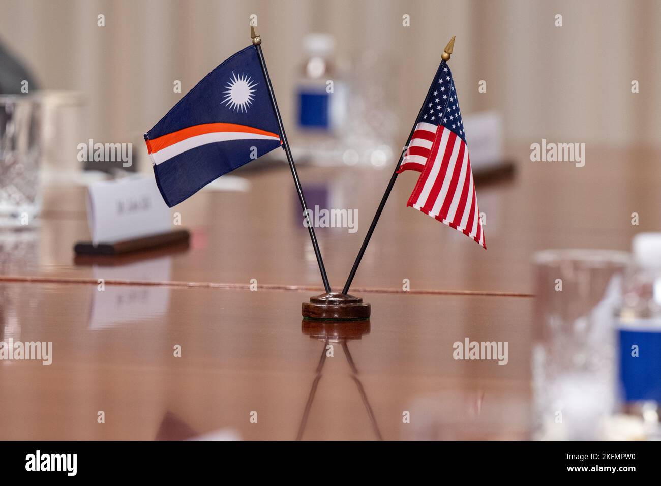 Secretary of Defense Lloyd J. Austin III and Republic of Marshall ...