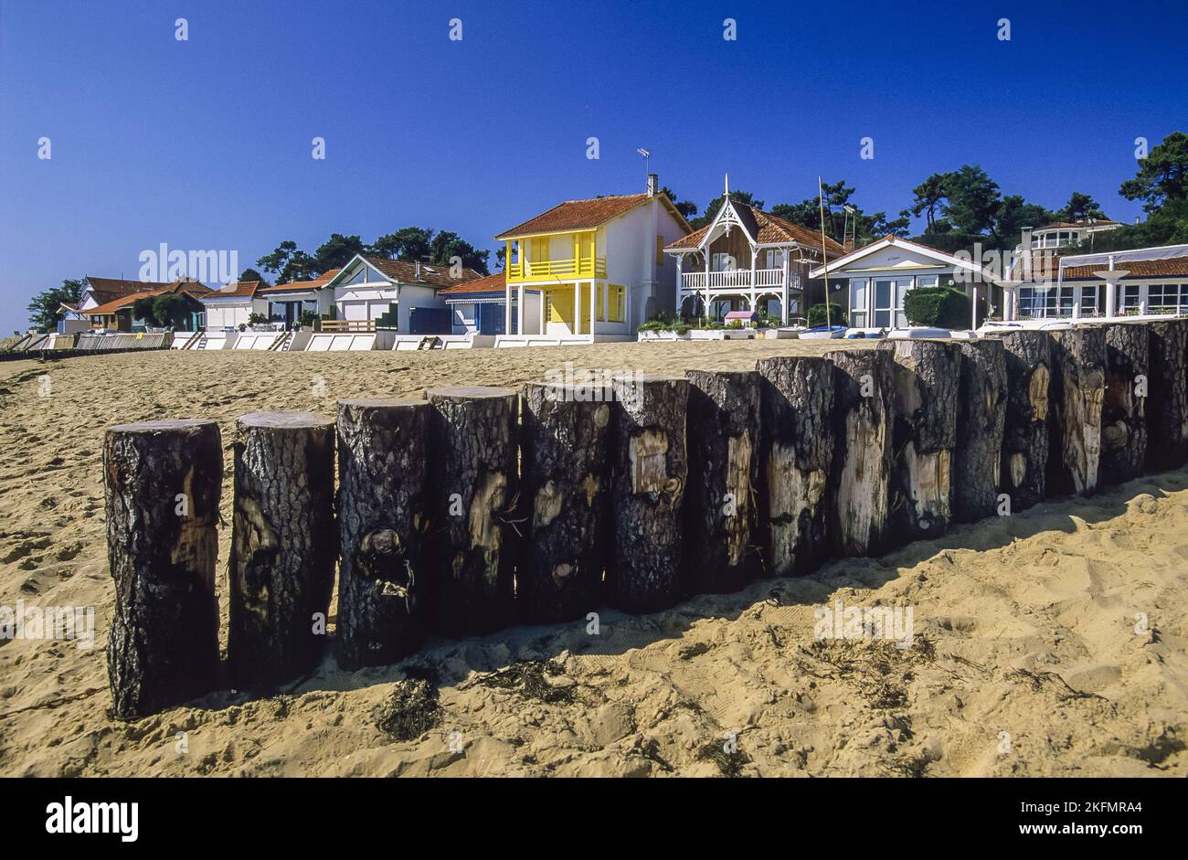 France. Aquitaine. Gironde (33). Arcachon bay. The fishermen's houses ...