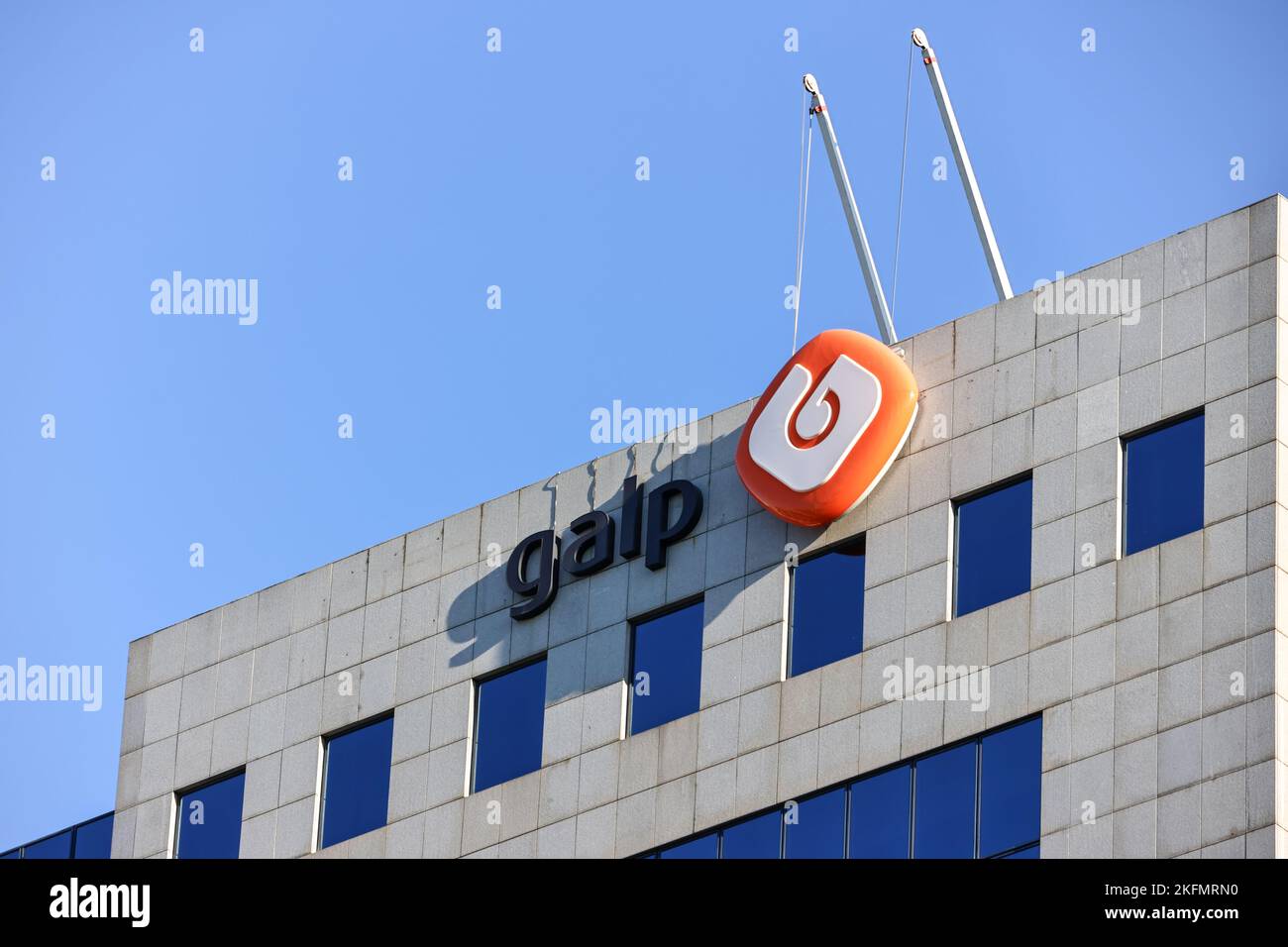 The Galp headquarters in Torres de Lisboa Business Center Stock Photo ...