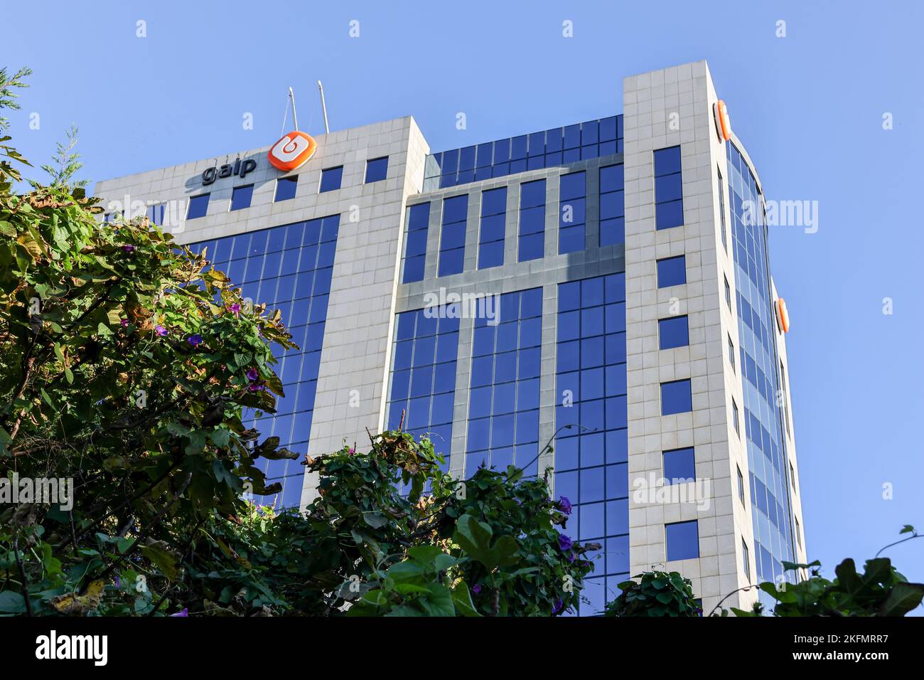 The Galp headquarters in Torres de Lisboa Business Center Stock Photo ...