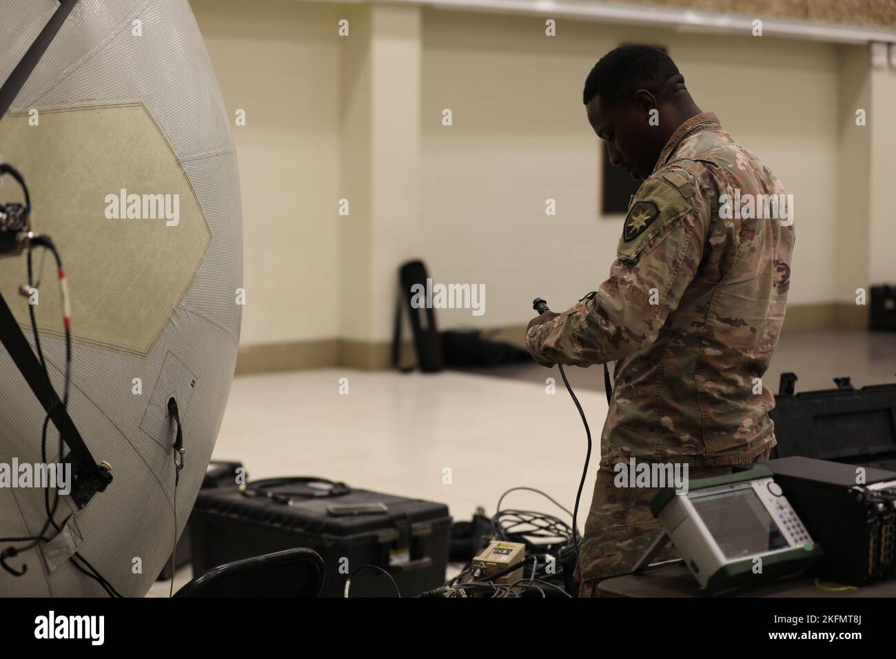 Sgt. Kasey Jones, a soldier from the Florida National Guard’s 146th ...