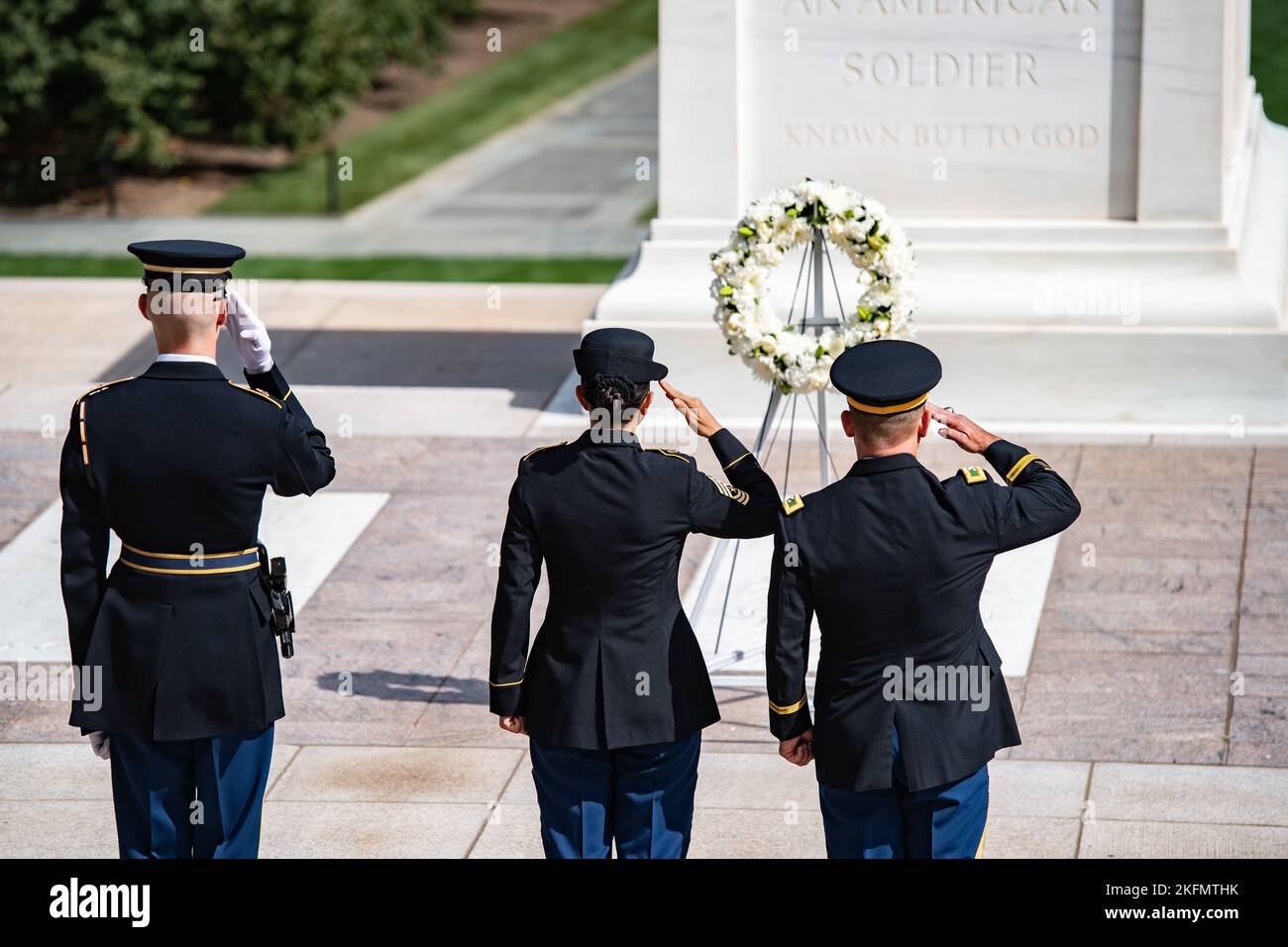 U.S. Army Col. Shannon-Mikal Lucas, deputy provost marshal general ...