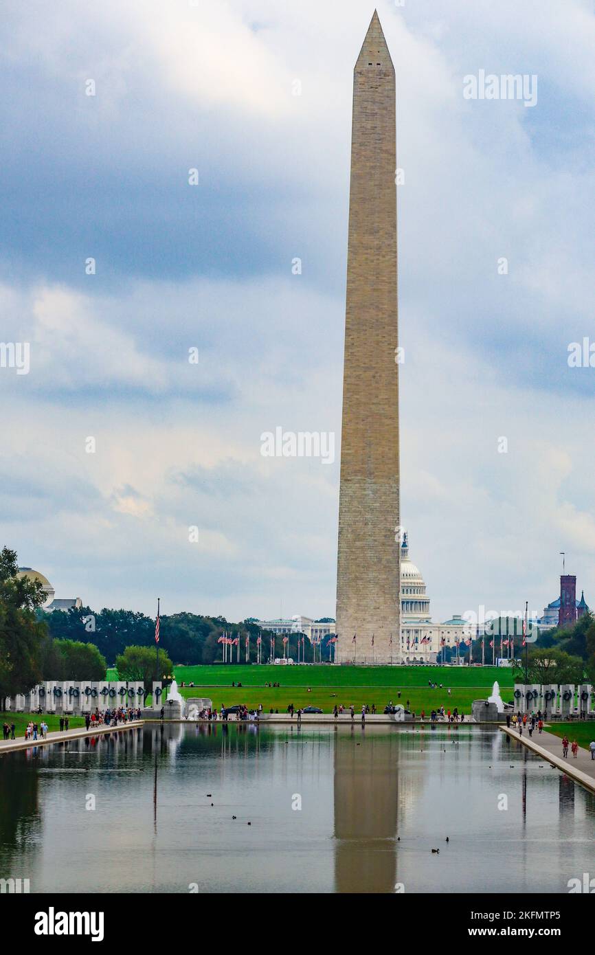 Washington dc aerial view sunset hi-res stock photography and images ...