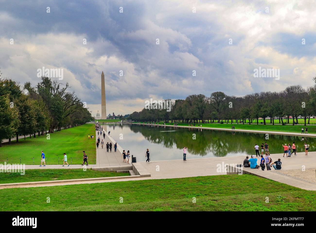 Washington dc aerial view sunset hi-res stock photography and images ...