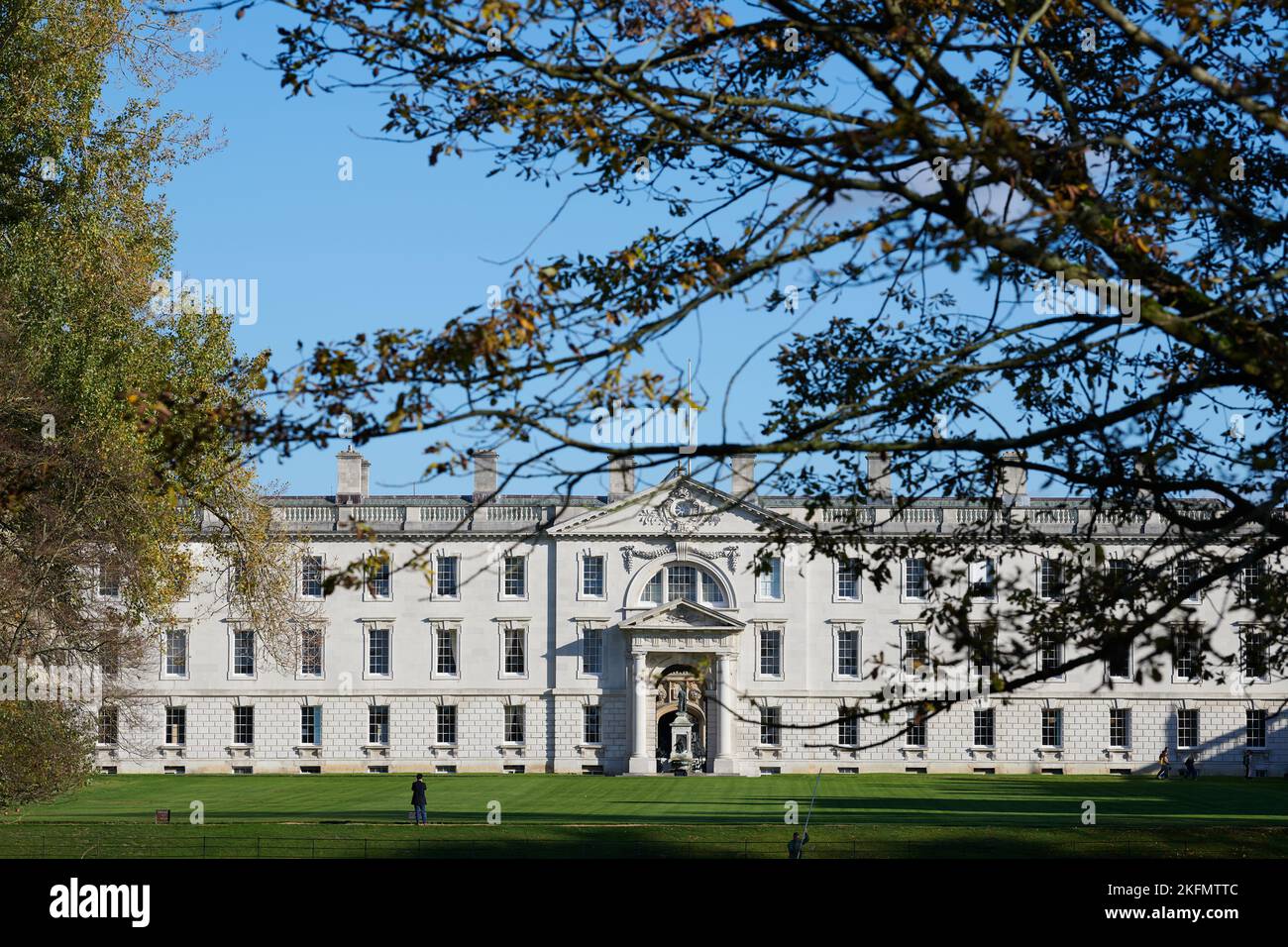 Gibbs building at King's college, University of Cambridge, England ...