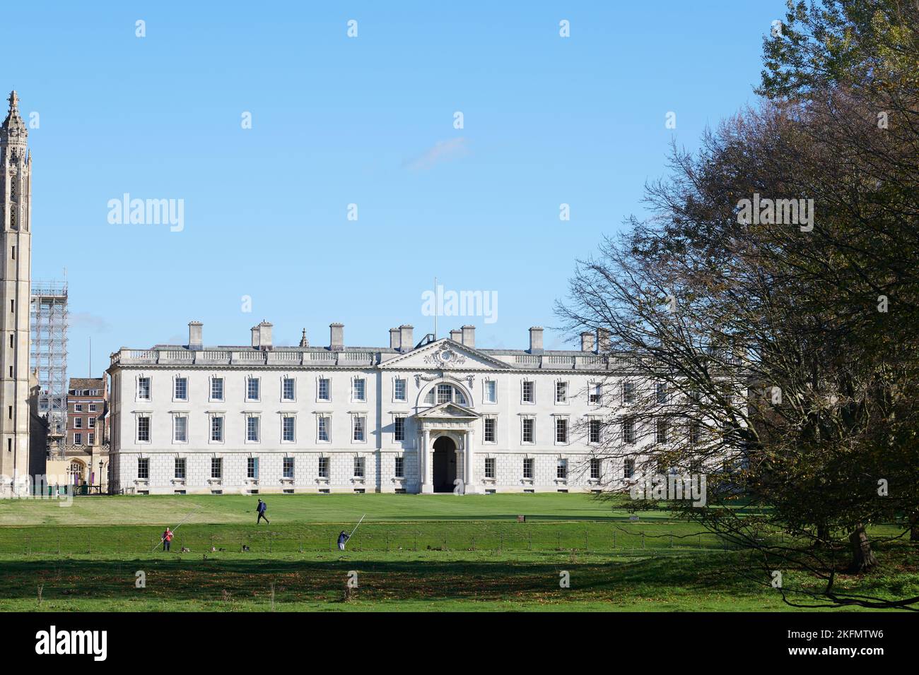 Gibbs building at King's college, University of Cambridge, England ...