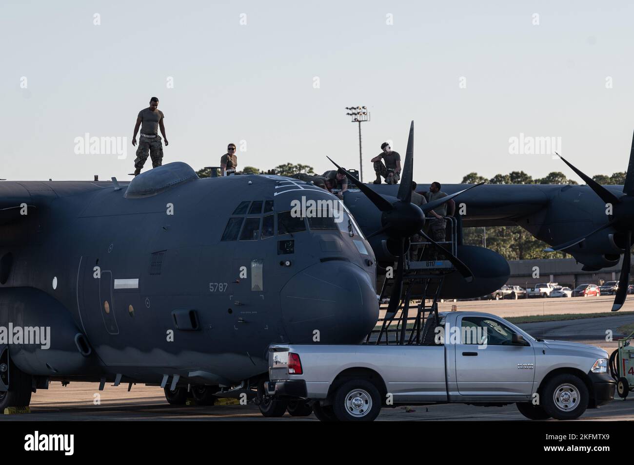 1st Special Operations Wing Air Commandos prepare to evacuate AC-130J ...