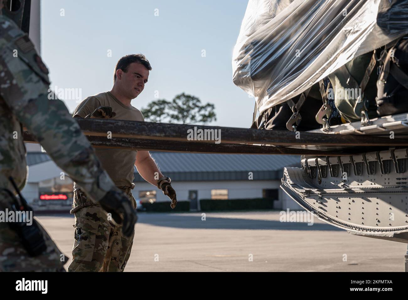 1st Special Operations Wing Air Commandos prepare to evacuate AC-130J ...