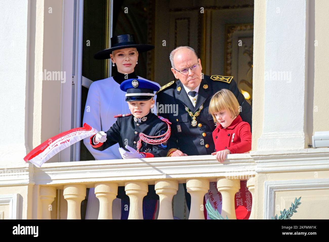Monaco. 19th Nov, 2022. Prince Albert II of Monaco, Princess Charlene ...
