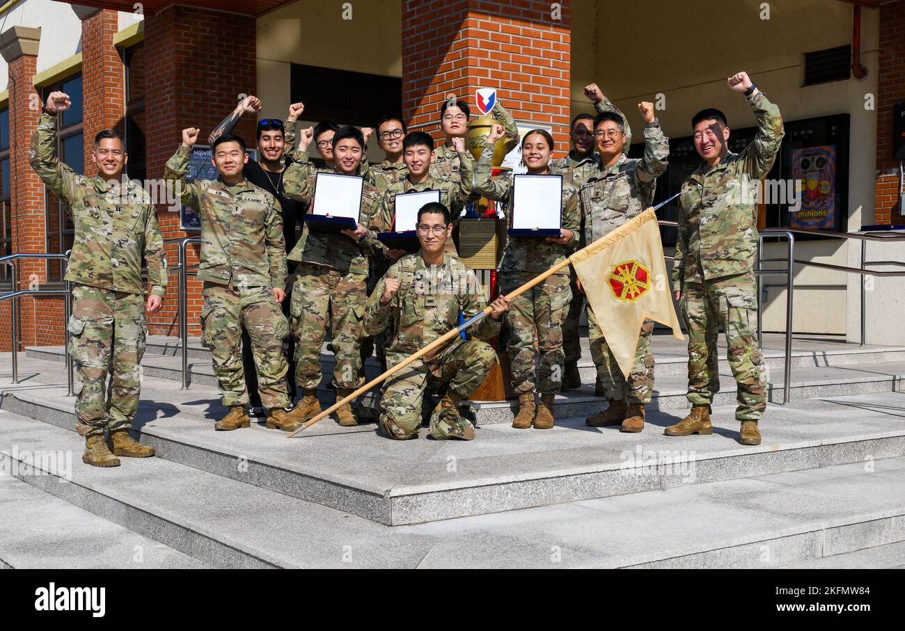 U.S. Army and KATUSA Soldiers assigned to Headquarters and Headquarters ...