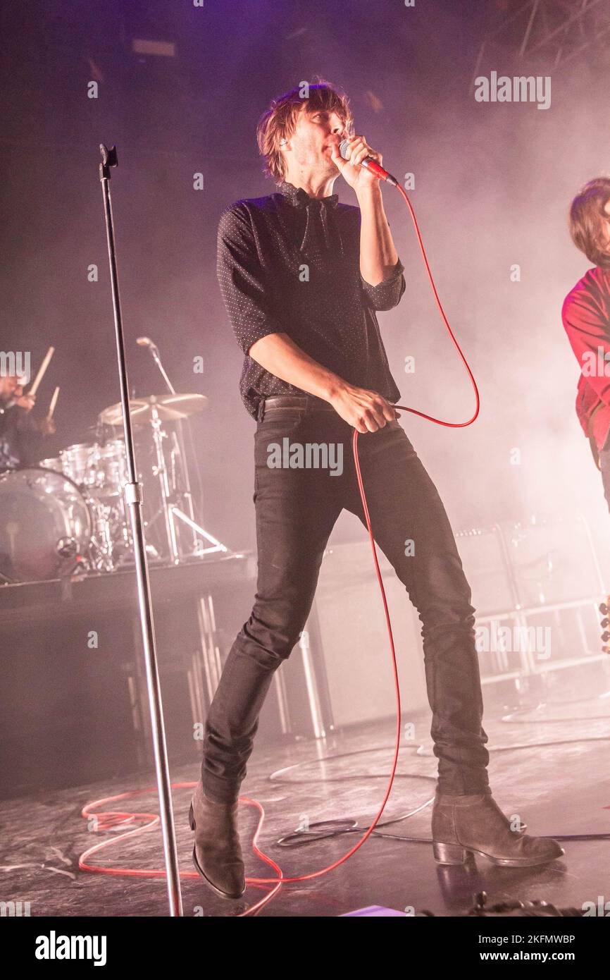 Milan Italy. 18 November 2022. The French band PHOENIX performs live on ...