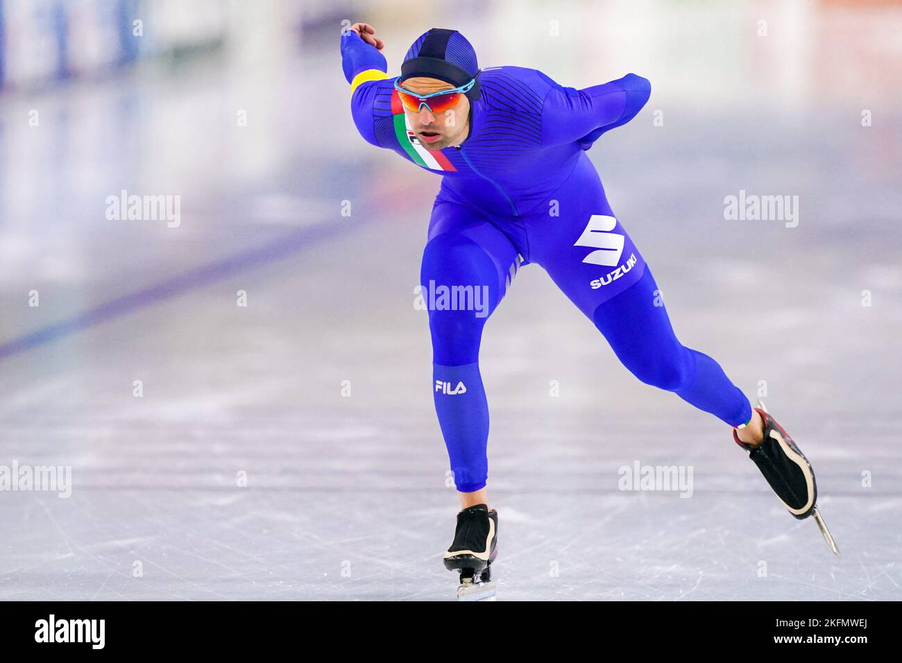 HEERENVEEN, NETHERLANDS - NOVEMBER 19: Andrea Giovannini of Italy ...