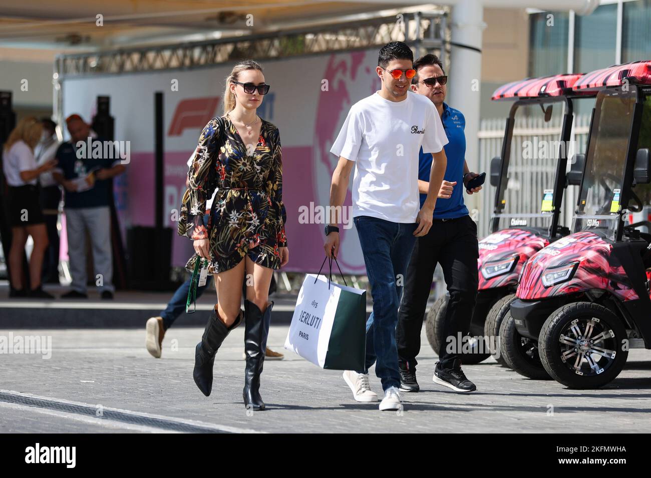 #31 Esteban Ocon (FRA, BWT Alpine F1 Team) and his girlfriend Elena ...
