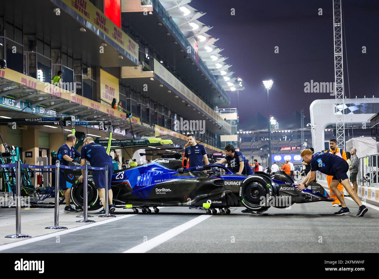 Williams Racing team, F1 Grand Prix of Abu Dhabi at Yas Marina Circuit ...