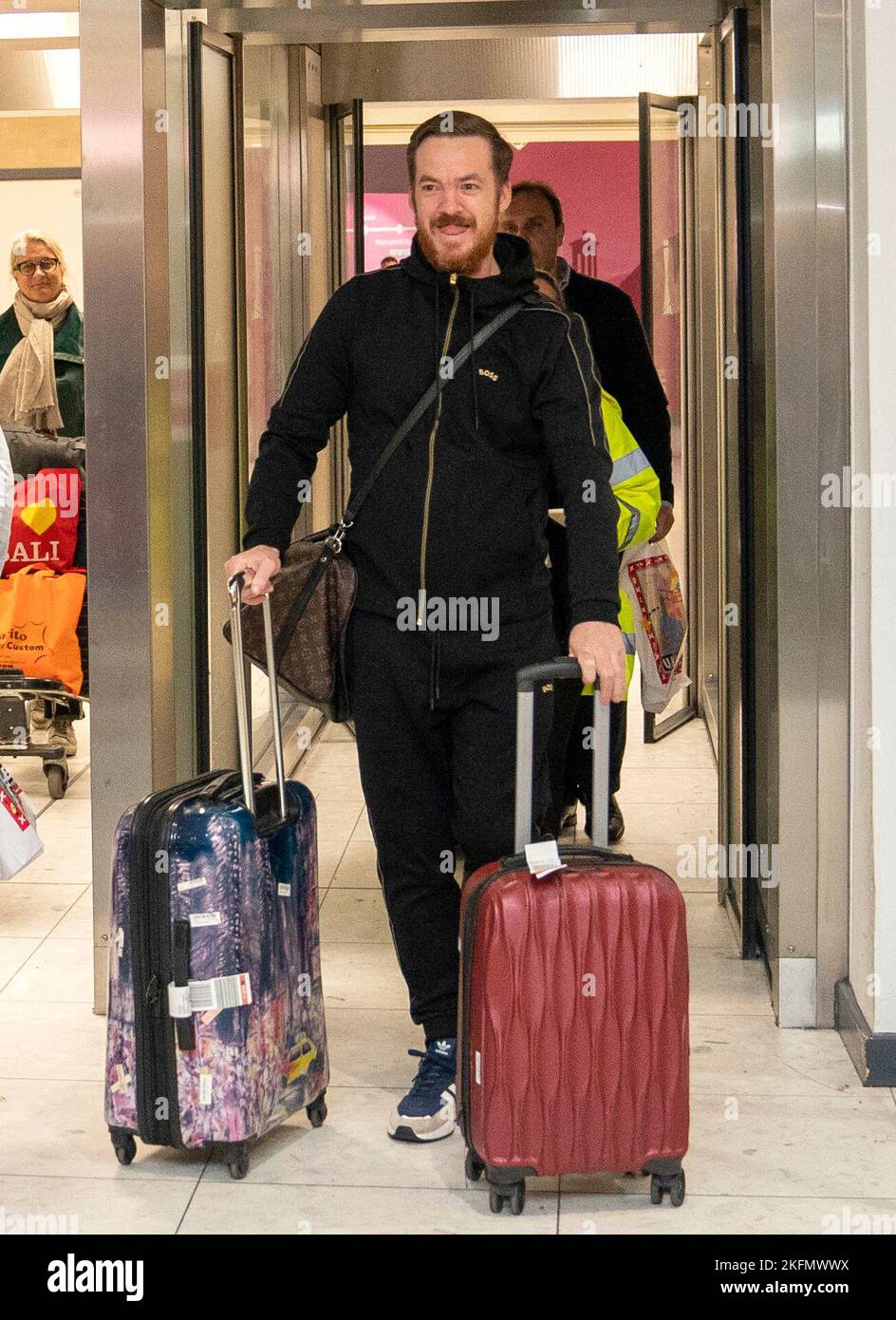Scottish construction engineer Brian Glendinning arrives back at ...