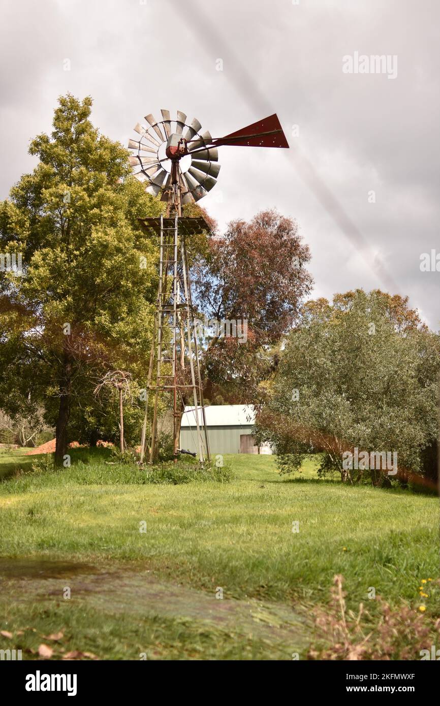 Galvanized windmill hi-res stock photography and images - Alamy