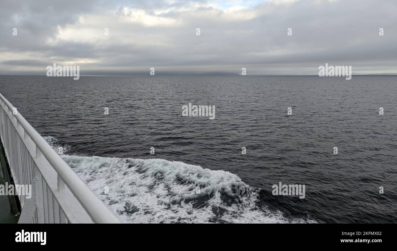 Handrail on boat Stock Photo - Alamy