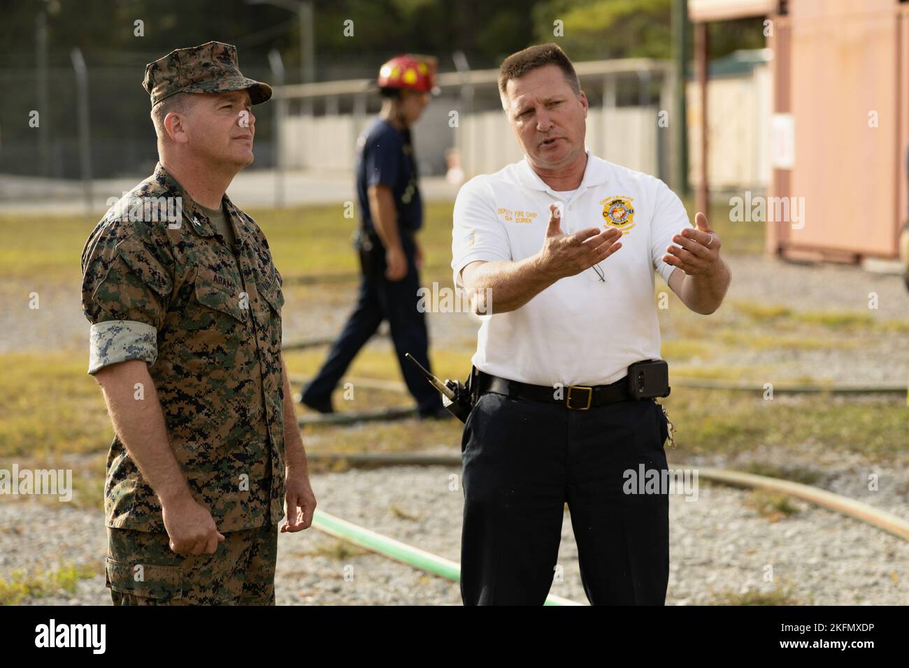 U.S. Marine Corps Col. Eric J. Adams, chief of staff for Marine Corps ...