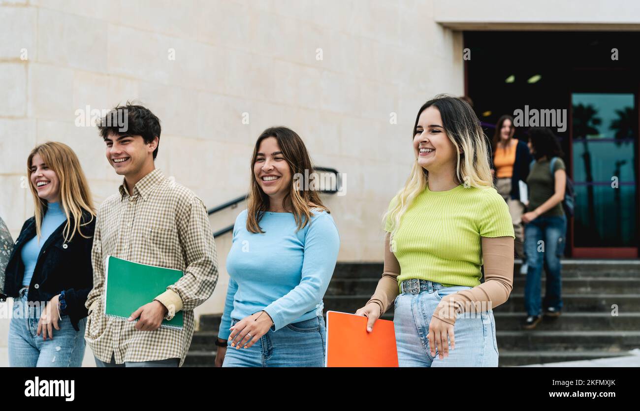 Generation z university students hi-res stock photography and images ...