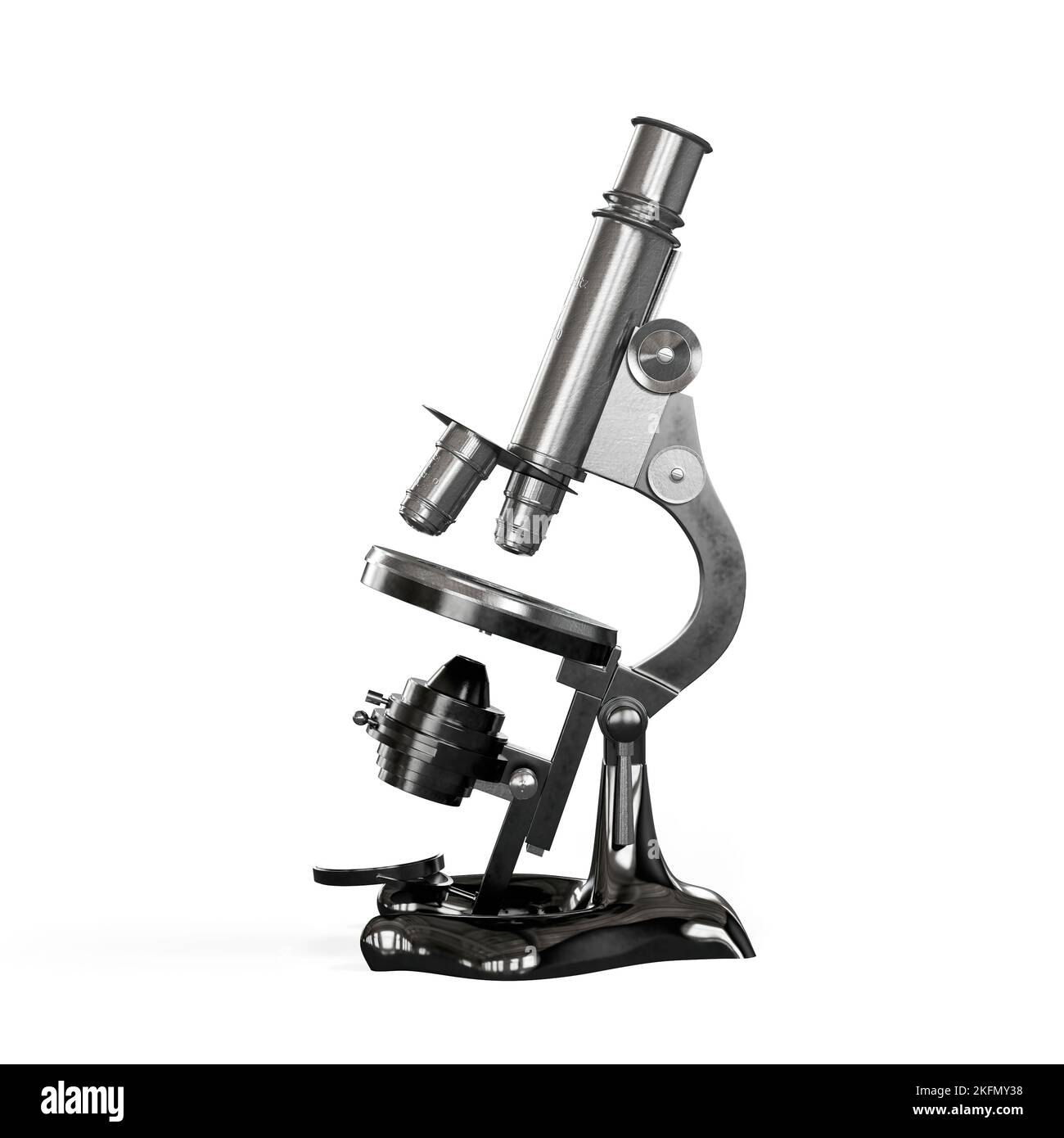 Microscope side view 3d hi-res stock photography and images - Alamy