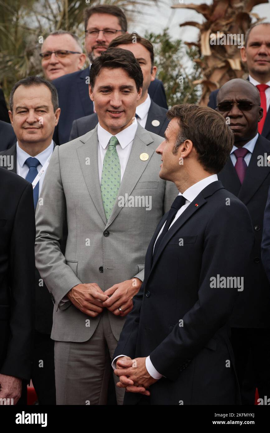France's President Emmanuel Macron, Canada's Prime Minister Justin ...