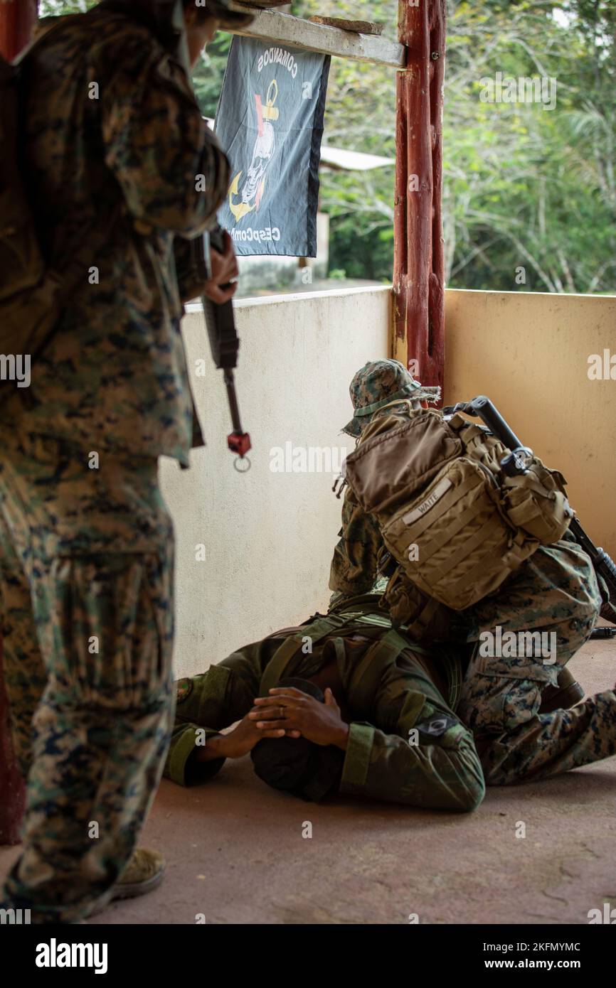 U.S. Marine Corps Pfc. Kane Waite, an infantry Marine with 2d Battalion ...