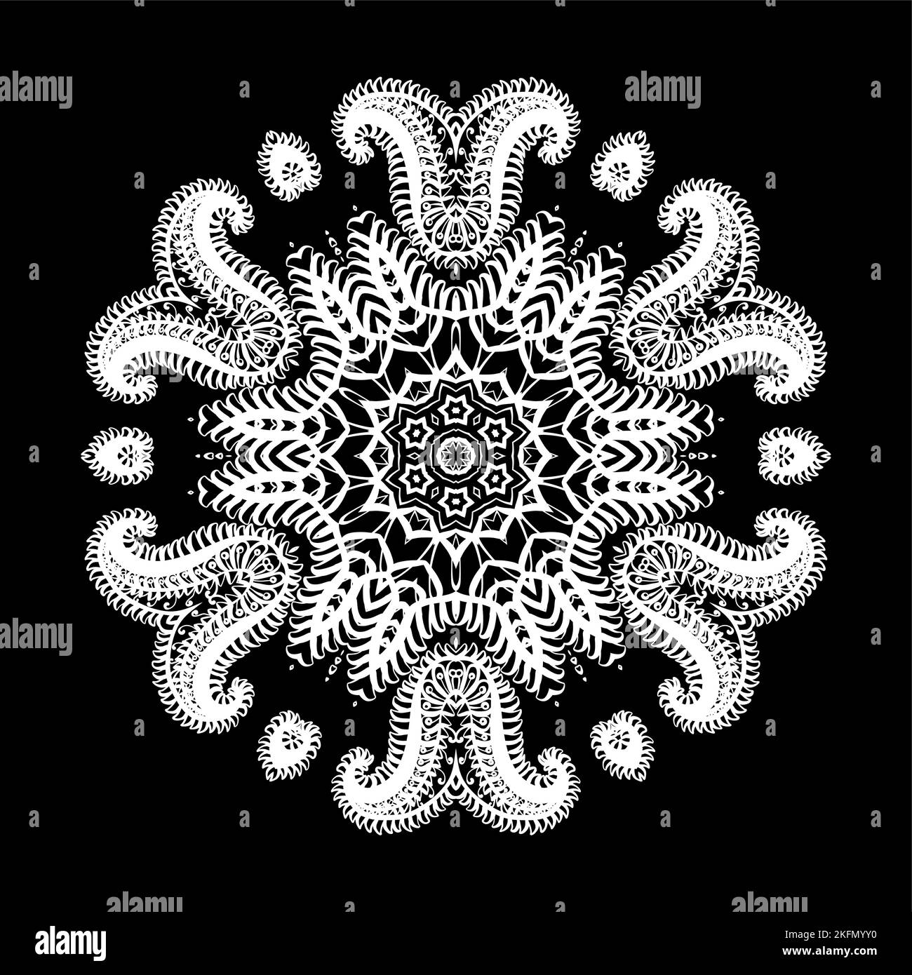 Snowflake Icon Graphic Sign Symbol Drawing. High Resolution Detailed ...