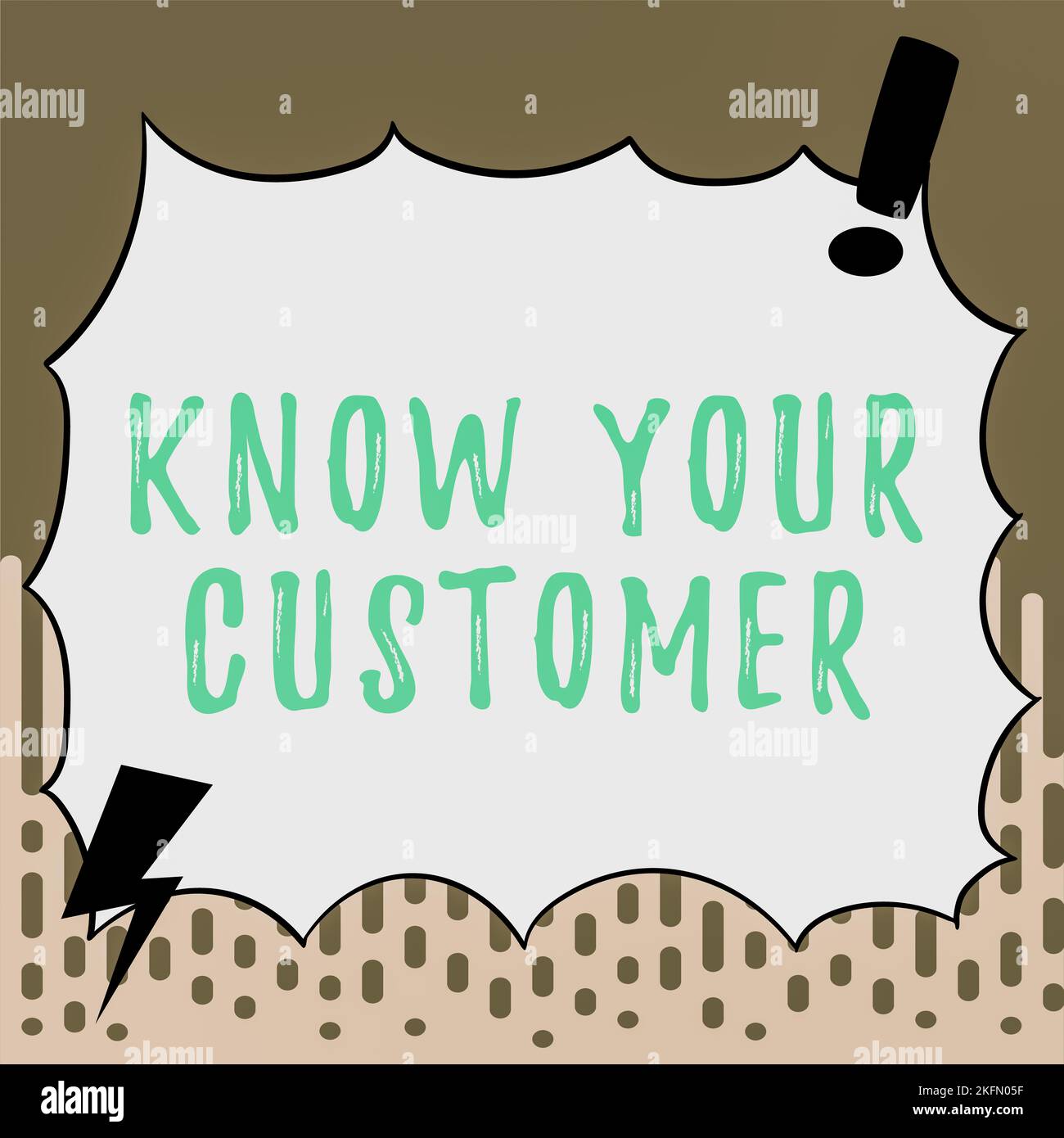 Inspiration showing sign Know Your Customer. Business approach ...