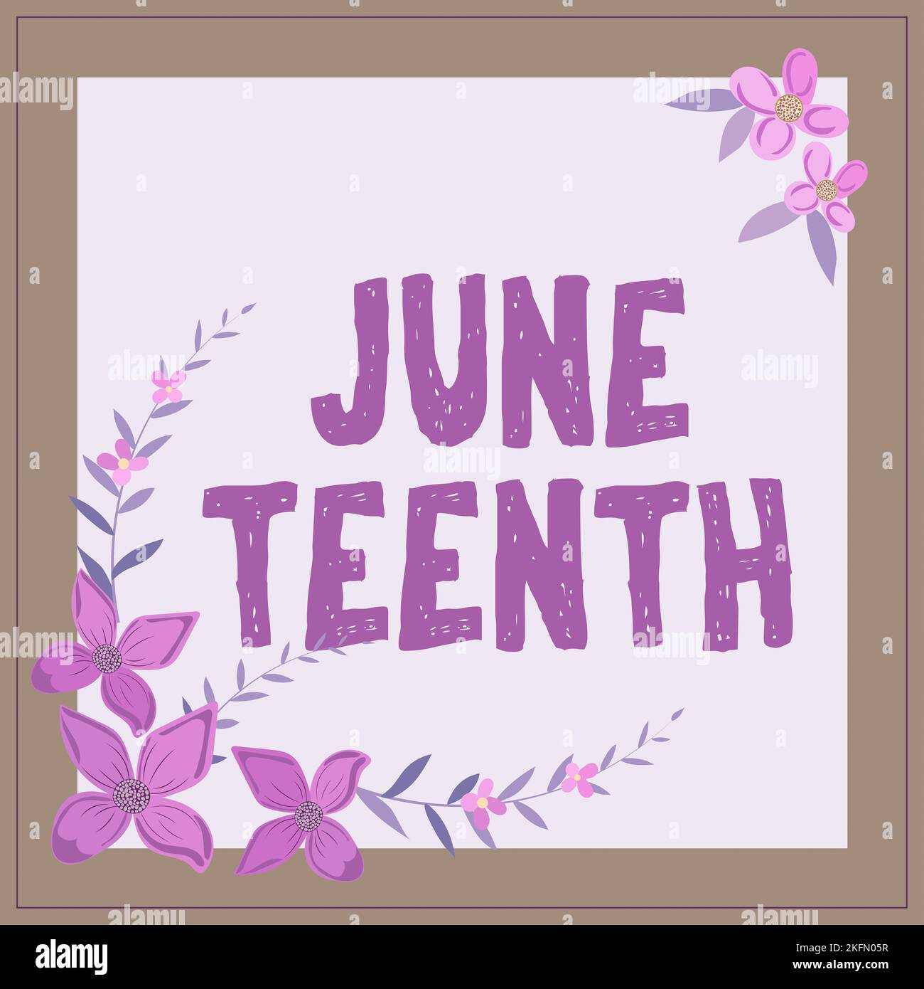 Handwriting text June Teenth. Business showcase legal holiday in the ...