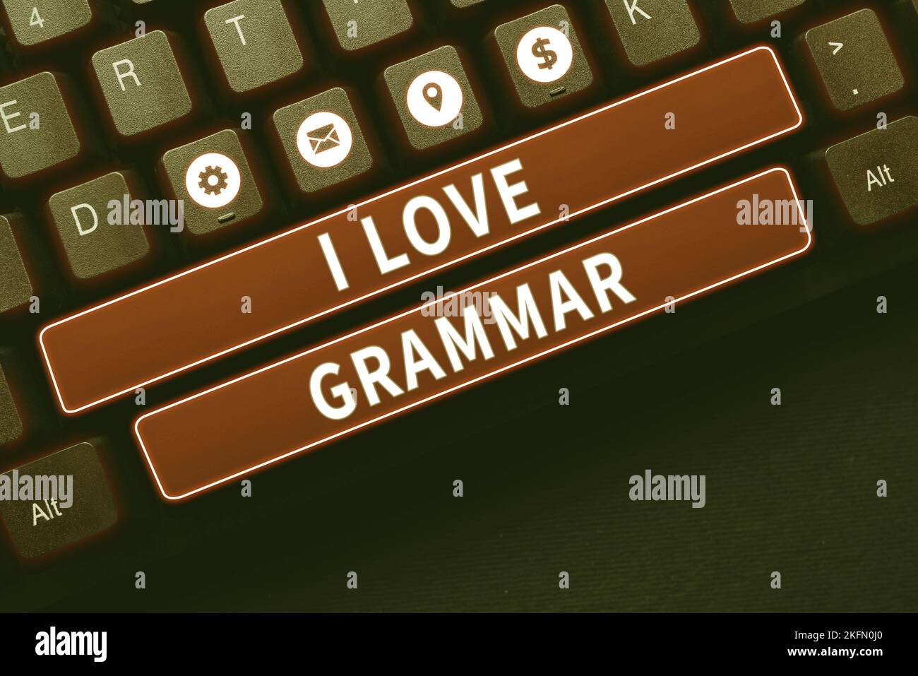 Text caption presenting I Love Grammar. Internet Concept act of ... Text caption presenting I Love Grammar. Internet Concept act of ...