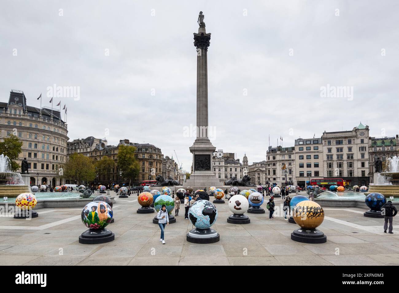 London, UK. 19 November 2022. 96 globe sculptures designed by emerging ...