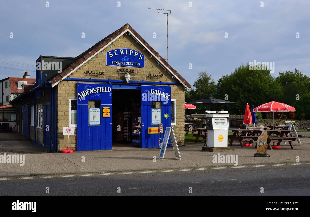 Aidensfield Garage at Goathland, North Yorkshire, as featured in the ...