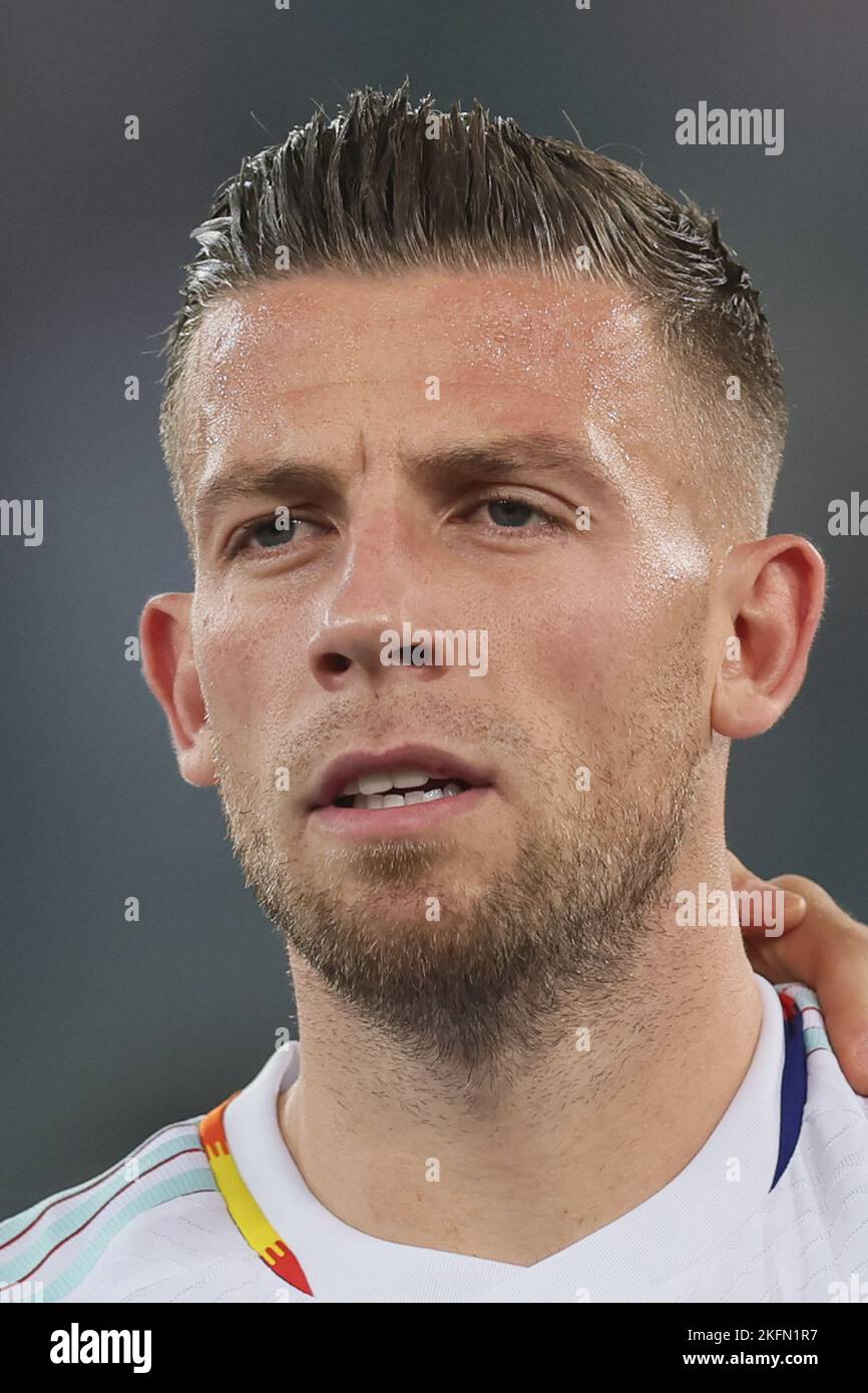 Ardiya, Kuwait. 18th Nov, 2022. Belgium's Toby Alderweireld pictured at ...