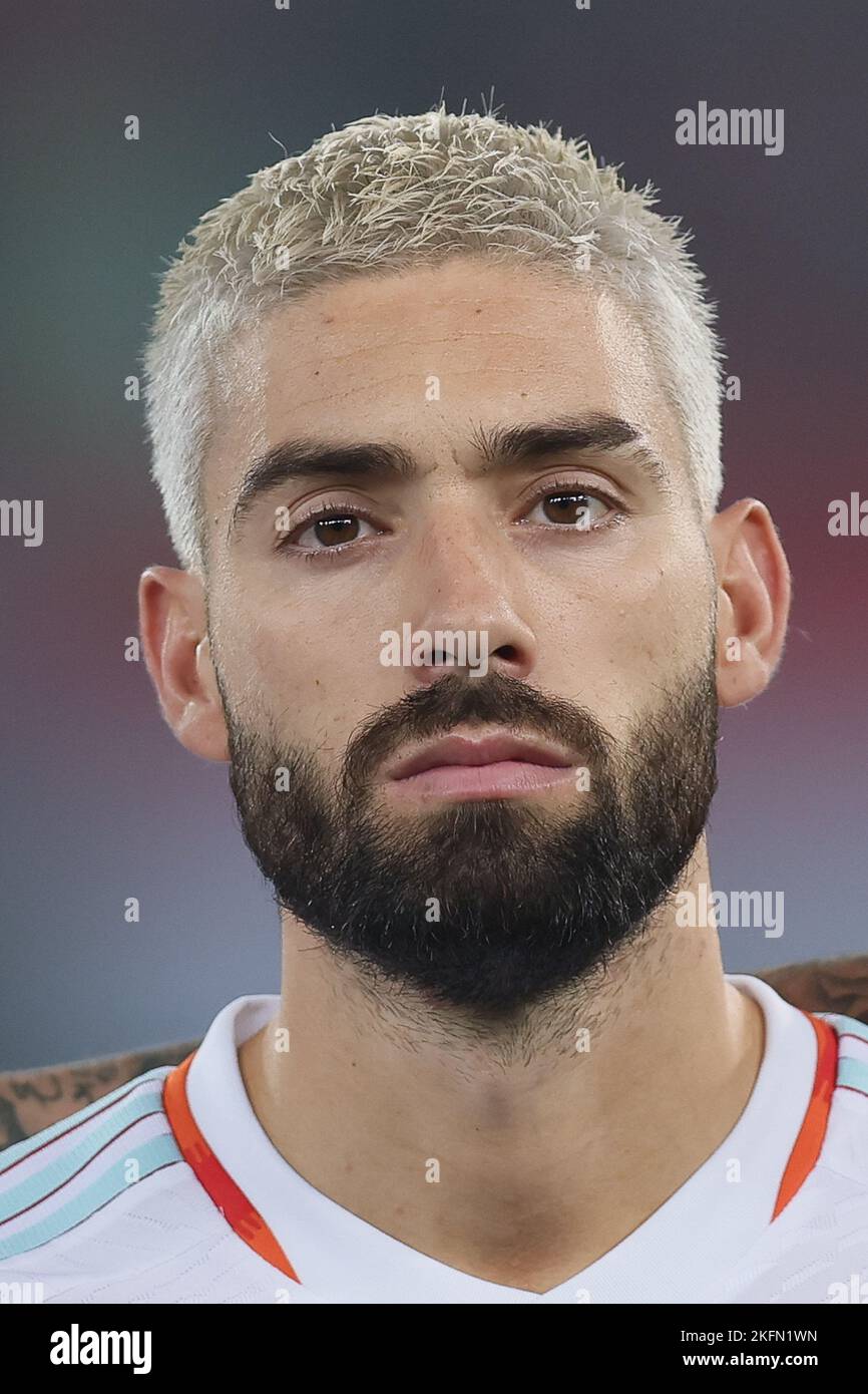 Ardiya, Kuwait. 18th Nov, 2022. Belgium?s Yannick Carrasco pictured at ...