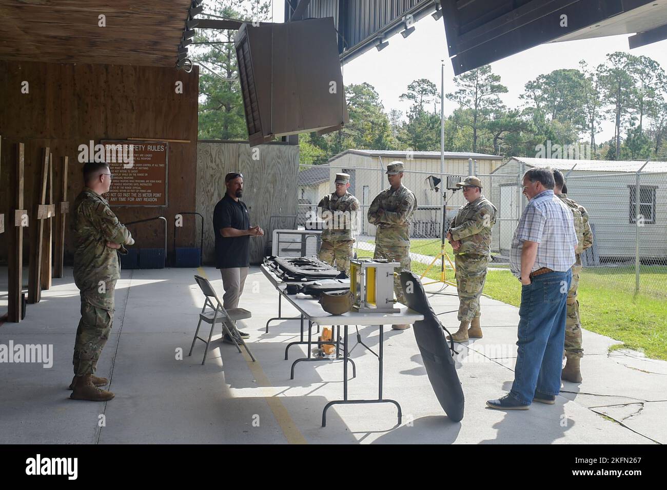 Tony Lomabardo, TKM Unlimited Inc. executive vice president, prepares a ...