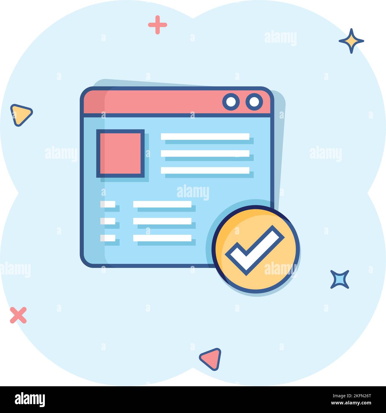 To do list icon in comic style. Document checklist cartoon vector ...