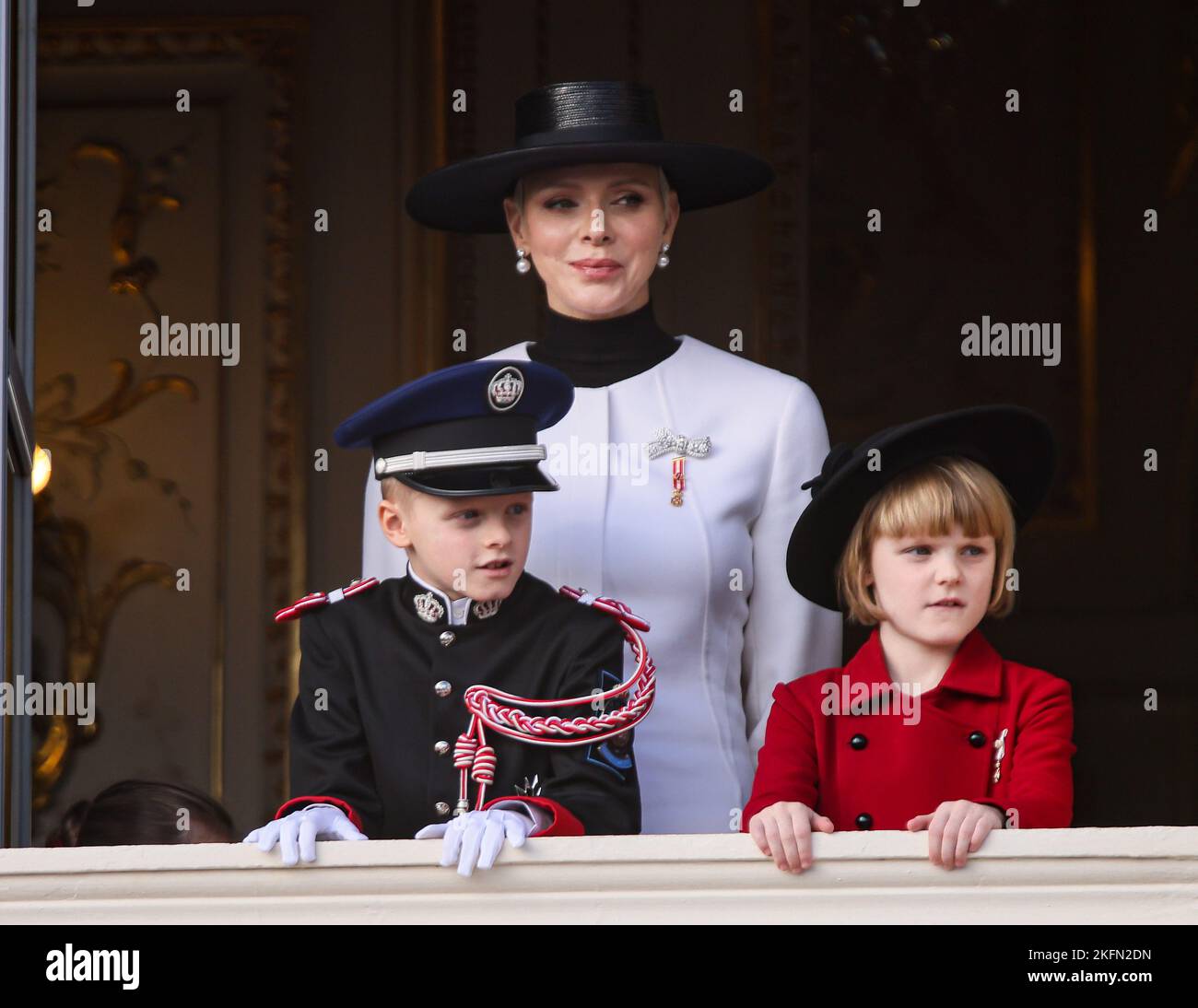 Princess Charlene of Monaco, little princes Gabriella and Jacques of ...