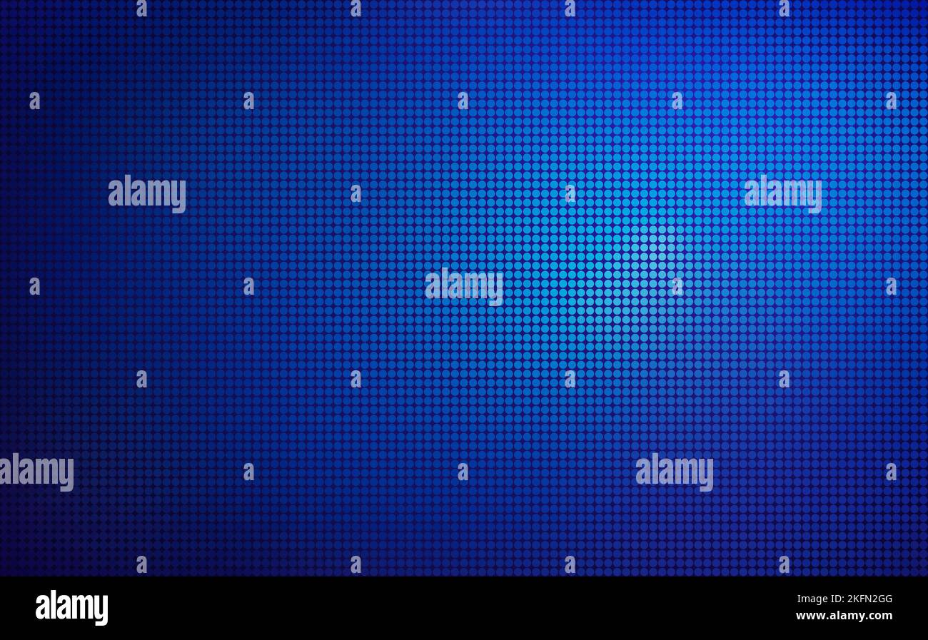 Abstract blue halftone pattern on dark blue color gradient background ...