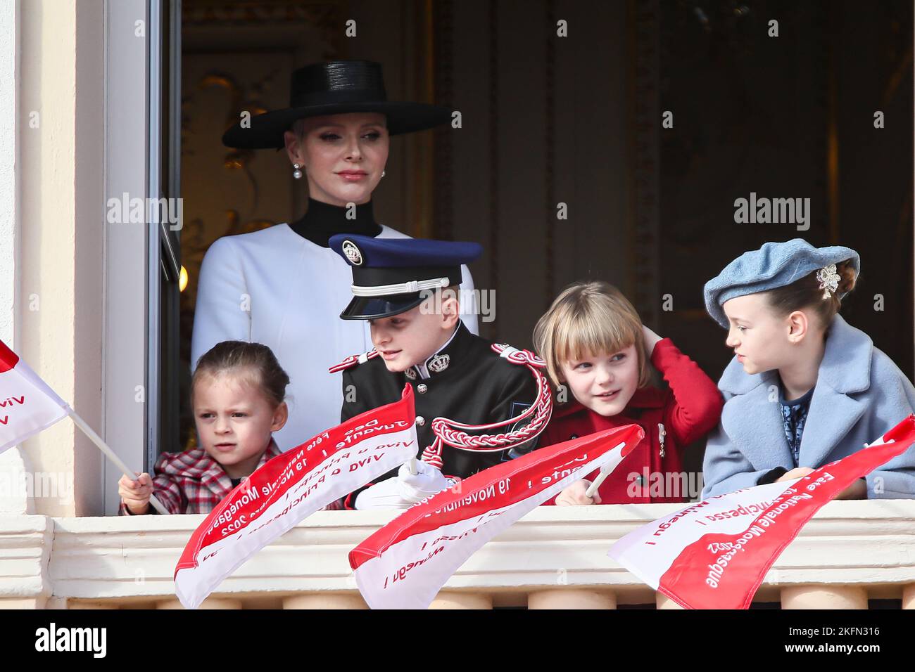 Princess Charlene of Monaco, little princes Gabriella and Jacques of ...