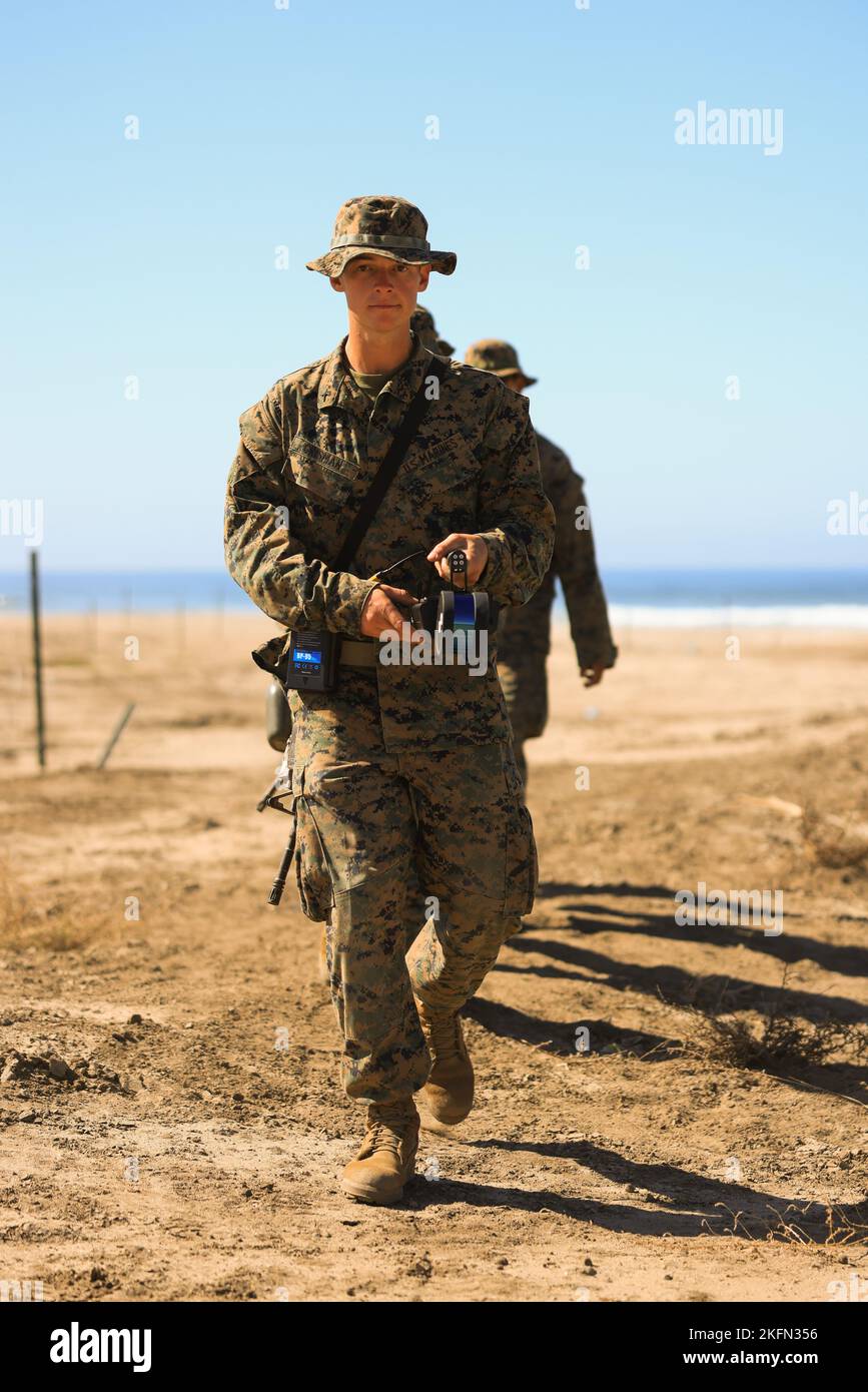 U.S. Marine Lance Cpl. Jarod Crisman, a combat engineer with Mike ...