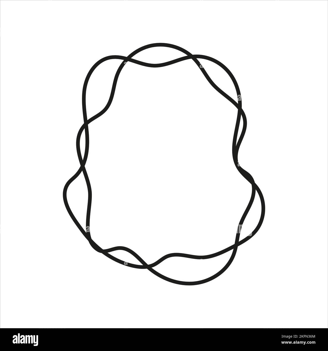 Abstract Landscape Hand Drawn Elements.Hand drawn design elements ...