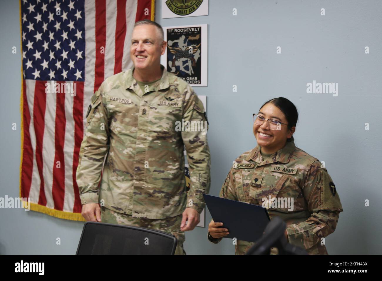 U.S. Army Spc. Jennifer M. Sanchez, Property Book NCO, 92Y, for ...
