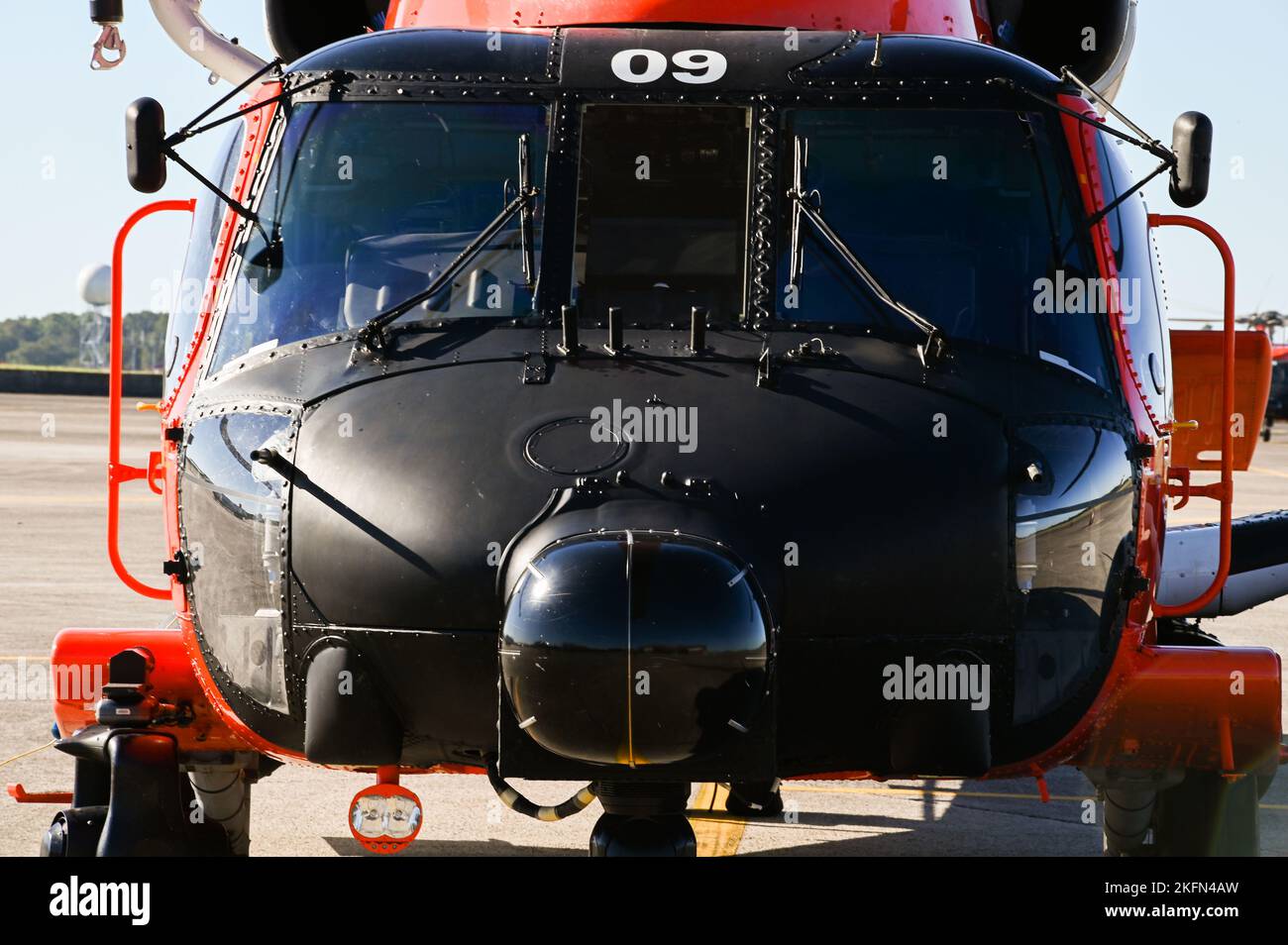 A Coast Guard Aviation Training Center Mobile MH-60 Jayhawk helicopter ...
