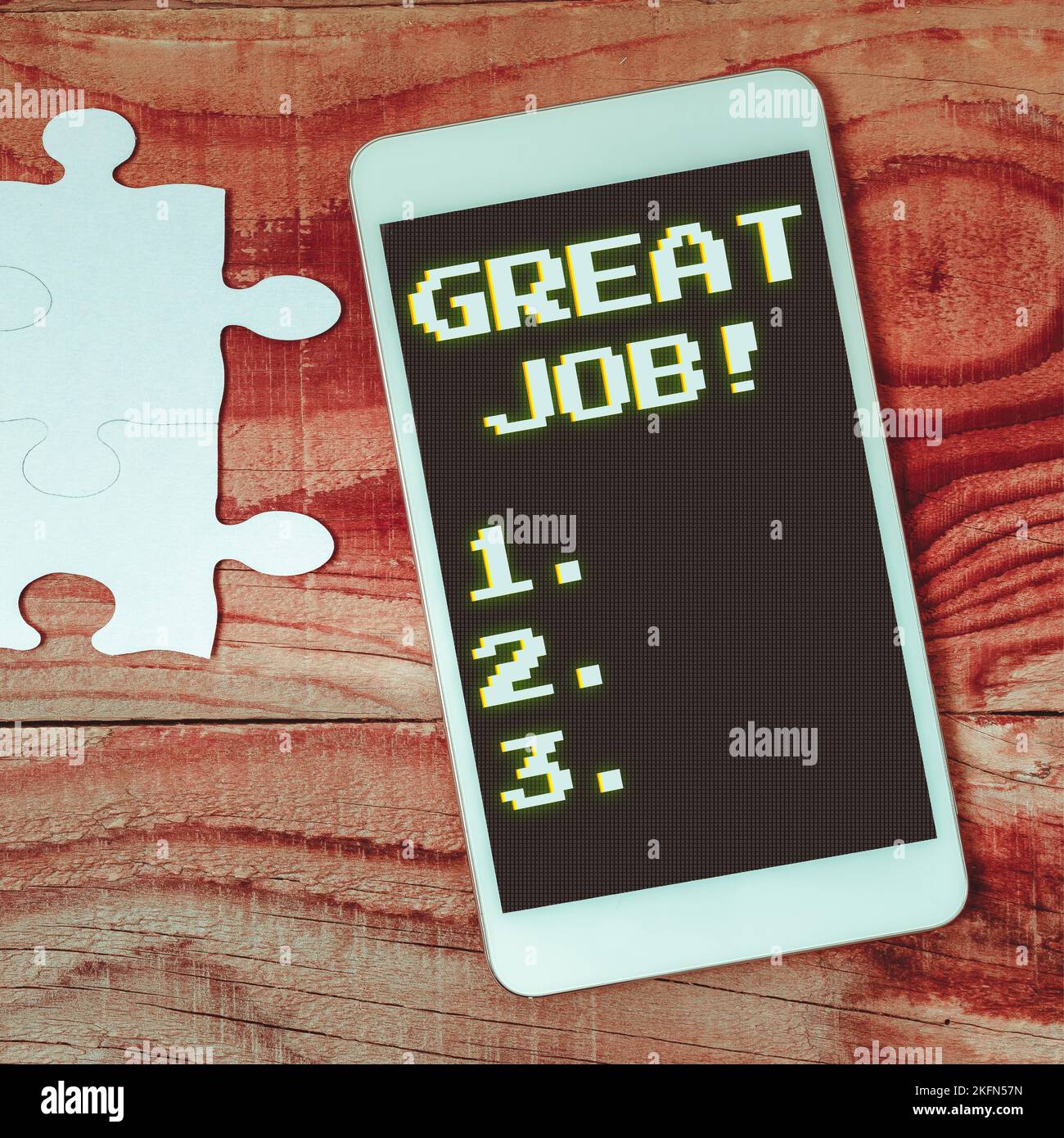 Text caption presenting Great Job. Internet Concept used praising someone for something they ...