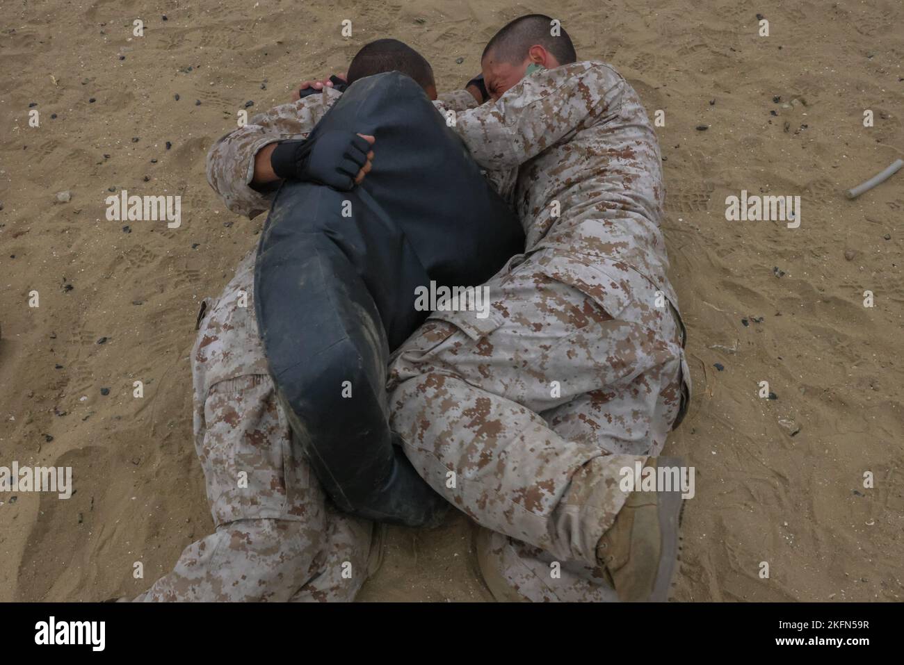 U.S. Marine Corps recruits with Golf Company, 2nd Recruit Training ...