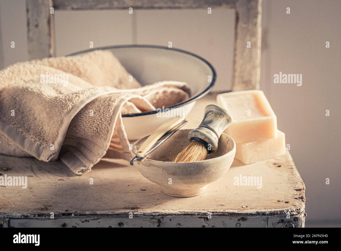 Unique and classic shave set with razor and soap. Classic shaving ...