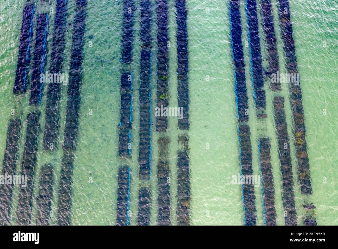 Aerial view loyster farm ardara hi-res stock photography and images - Alamy