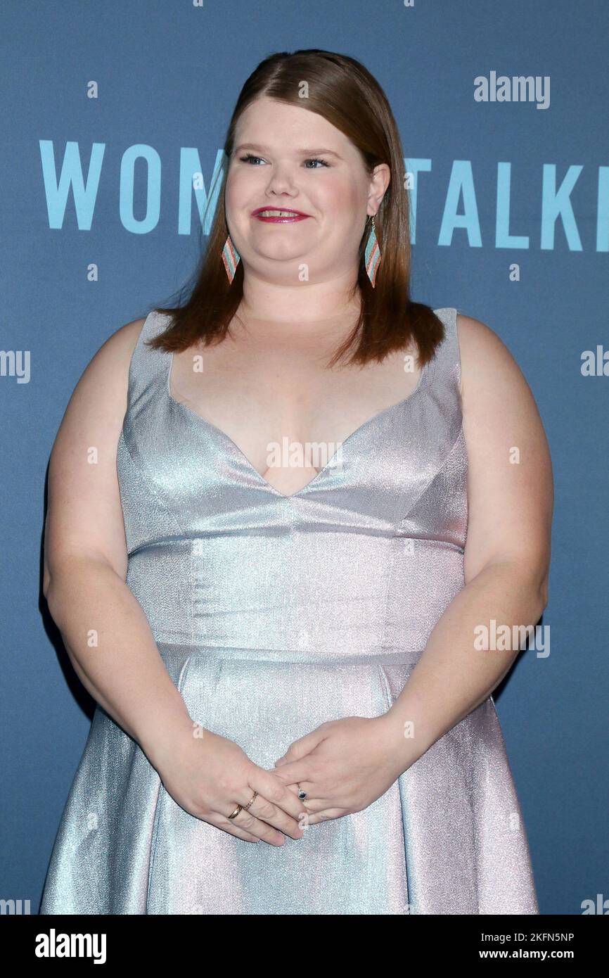 LOS ANGELES - NOV 17: Michelle McLeod at the Women Talking Premiere at ...