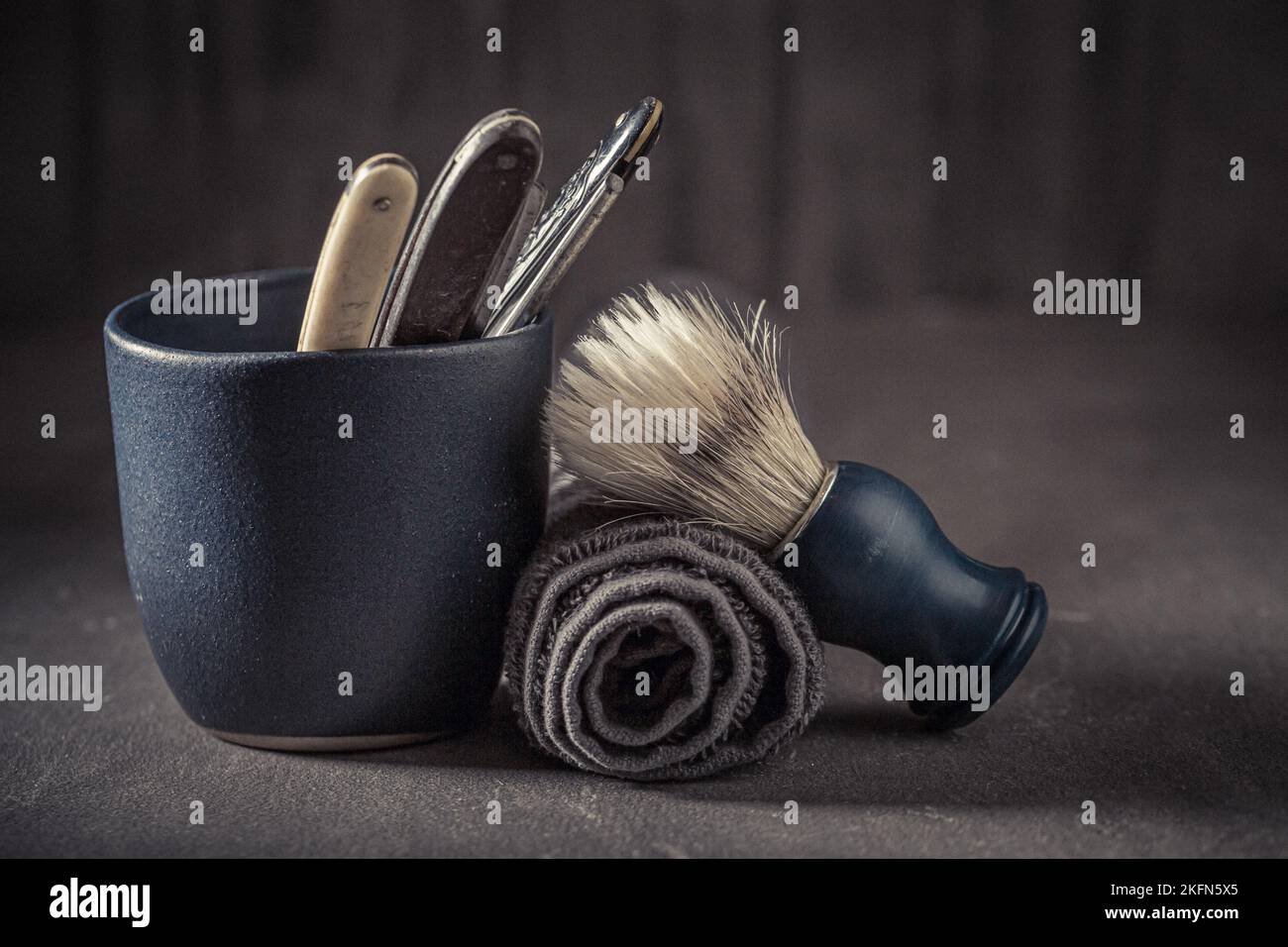 Unique and classic tools for shave with razor and brush. Classic ...