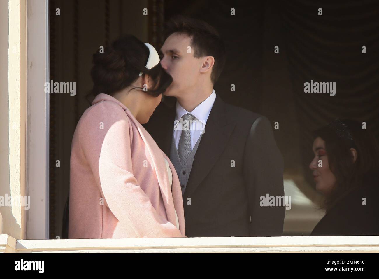 Marie Chevallier, Louis Ducruet are attending the parade at the palace ...